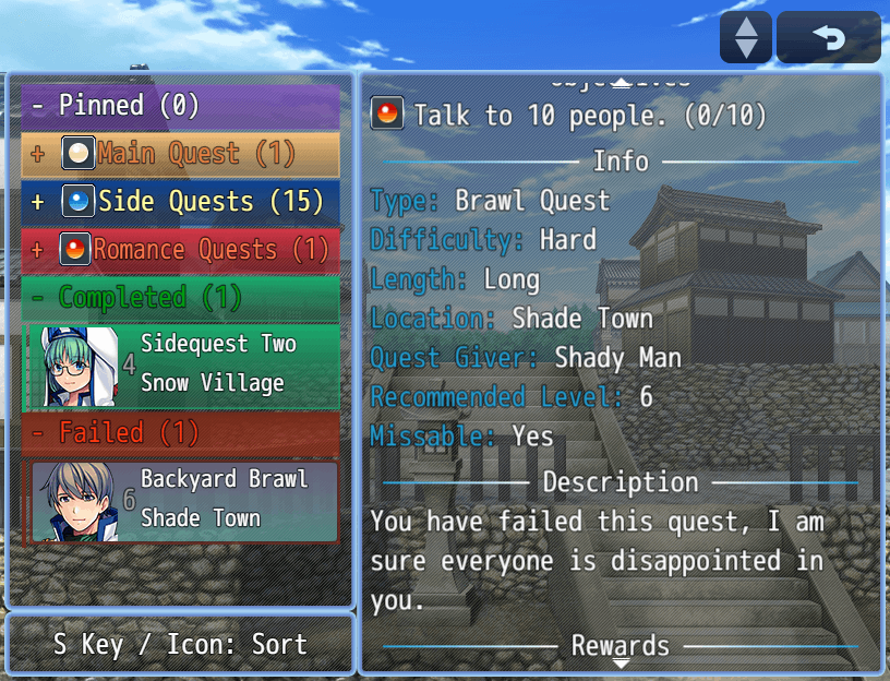 [CGMZ] Quest System - Version Alpha R8