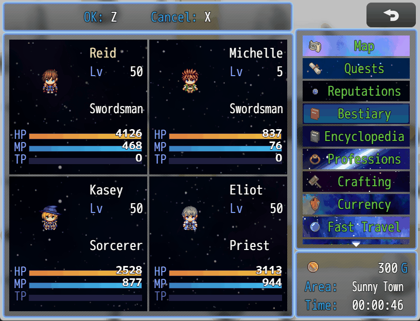 2k/3 - Best Way To Set Up Custom Pause? | RPG Maker Forums